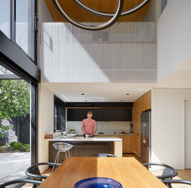 Void House - Contemporary - Living Room - Melbourne - by Andrew Child ...