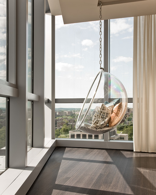 W Hotel Residence - Contemporary - Living Room - Boston - by Elms ...