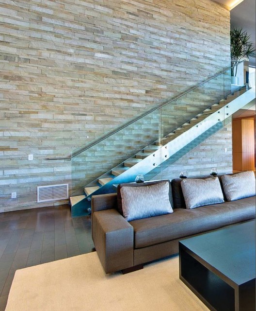 Wall Cladding - Living Room - Dallas - by Horizon Italian Tile | Houzz UK