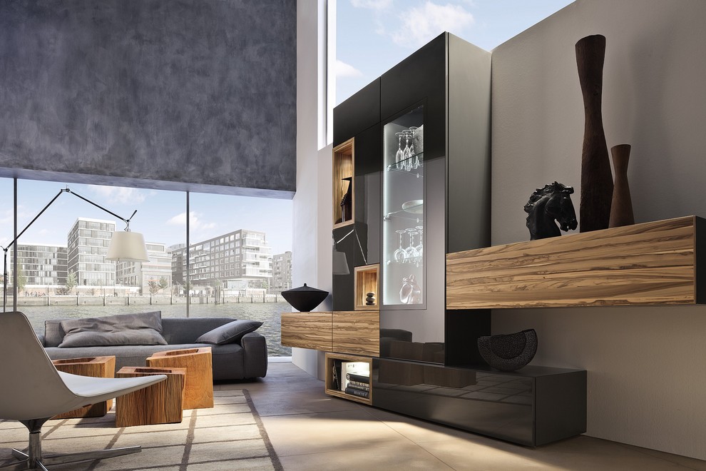 wall units - Modern - Living Room - Miami - by Creative Designs LLC | Houzz