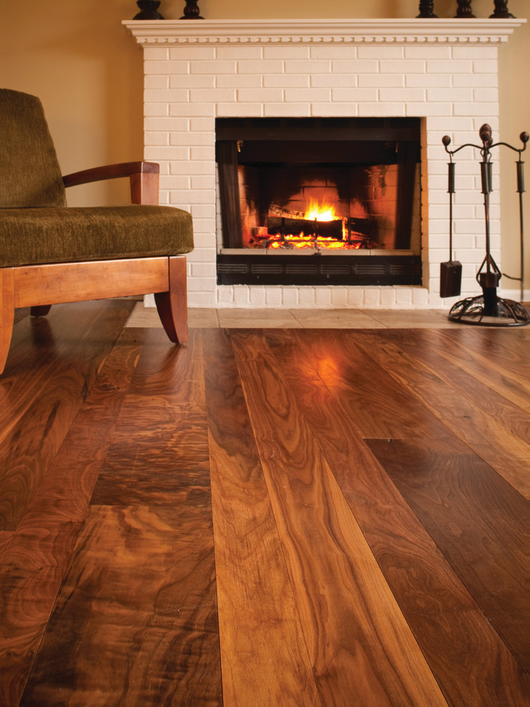 Walnut Flooring - Traditional - Living Room - Other - by Mountain ...