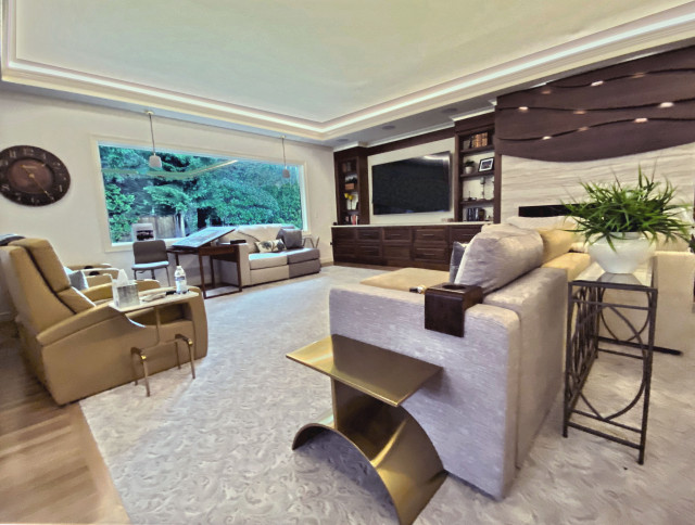 Walnut twilights living room - Modern - Living Room - Seattle - by ...