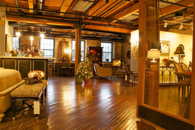 Warm Loft Holiday Look - Rustic - Living Room - Chicago - by MJ ...
