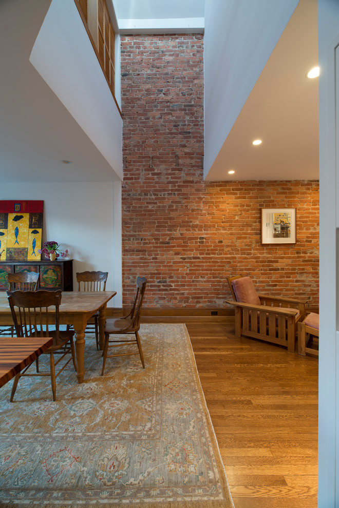 Washington, DC Rowhouse Kitchen and Bathroom - Modern - Living Room ...