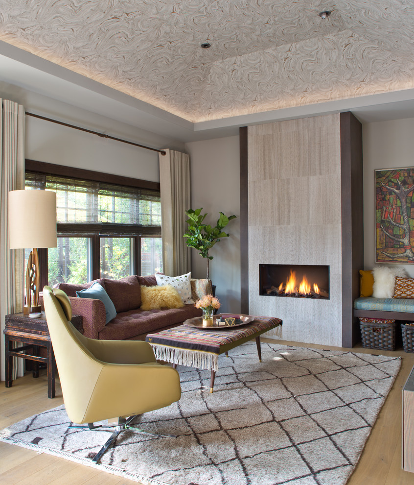 Washington Park Exotic Escape - Eclectic - Living Room - Denver - by ...
