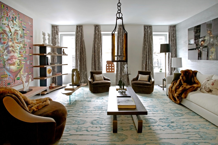 Waterfall Mansion - Contemporary - Living Room - New York - by Inson ...