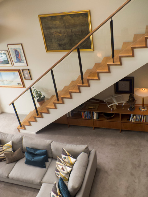 Waterfront Apartment in Wellington, New Zealand - Contemporary - Living ...