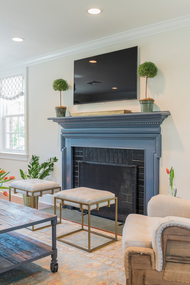 Wayne Transitional Cottage - Transitional - Living Room - Philadelphia ...