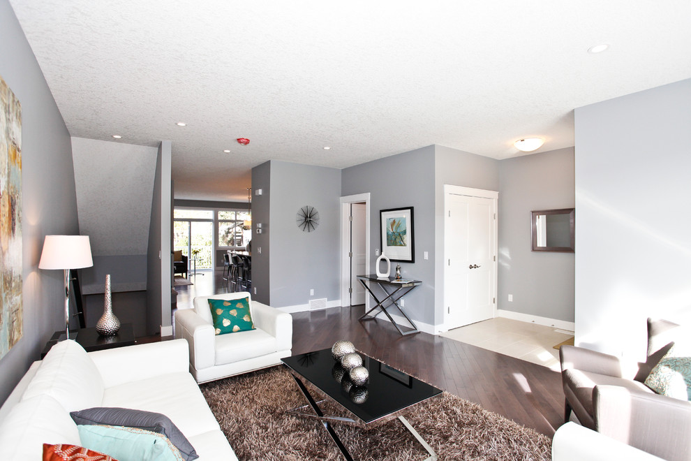 West Hillhurst Brownstones - Modern - Living Room - Calgary - by ...
