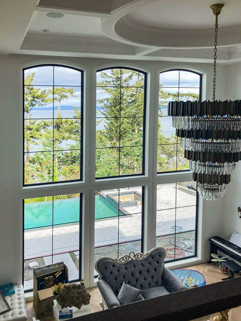 Westeck 4000 series custom windows and 425 black frames - Contemporáneo ...