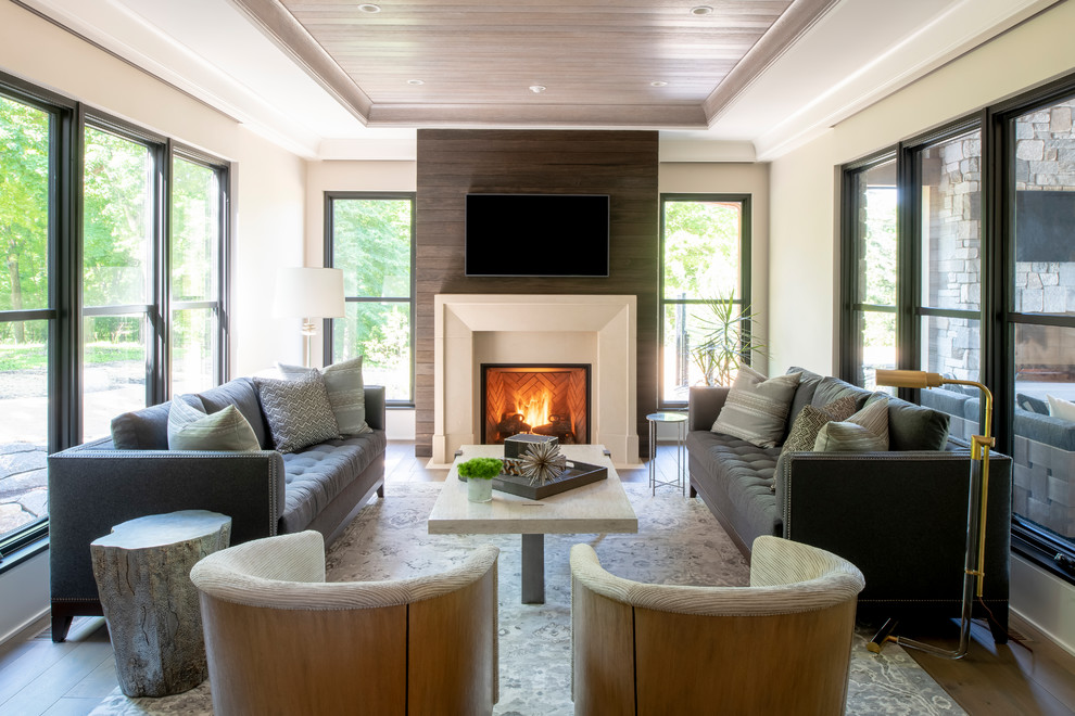 Westwood Modern Mountain - Rustic - Living Room - Minneapolis - by ...