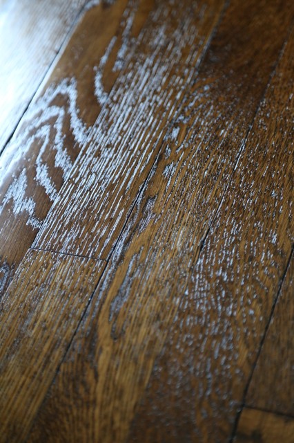 Dark Walnut Stain On White Oak