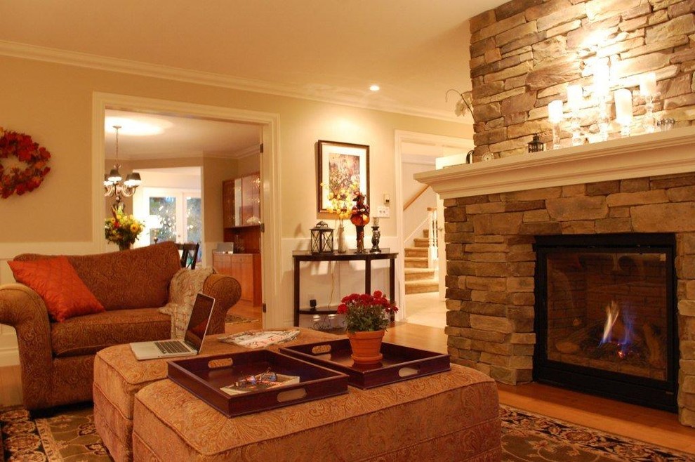 White Rock Home Renovaion - Traditional - Living Room - Vancouver - by ...