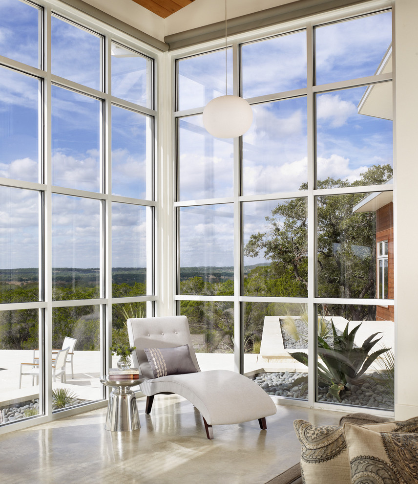 Wimbereley Retreat - Modern - Living Room - Austin - by 3 Fold Design ...