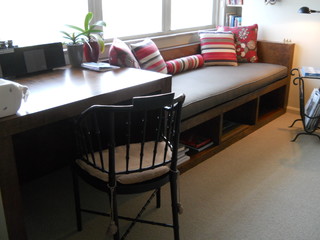 Window seat / desk combo - Eclectic - Living Room - Cleveland - by ...