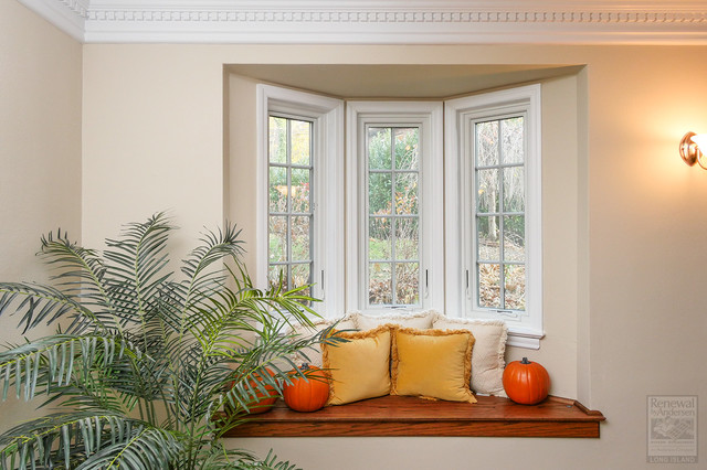 Window Seat with Three New Casement Windows - Salon - New York - par ...