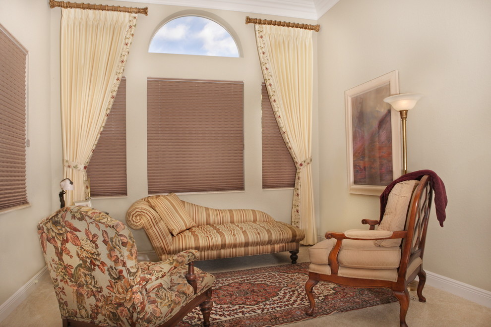 Window Treatments/Drapery Design - Traditional - Living Room - Miami ...