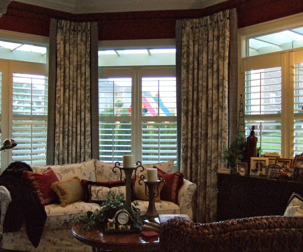 Window Treatments - Panels - Transitional - Living Room - Chicago - by ...