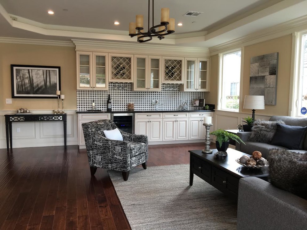 Wistaria Street in Arcadia. - Transitional - Living Room - Los Angeles - by StageRight Home ...