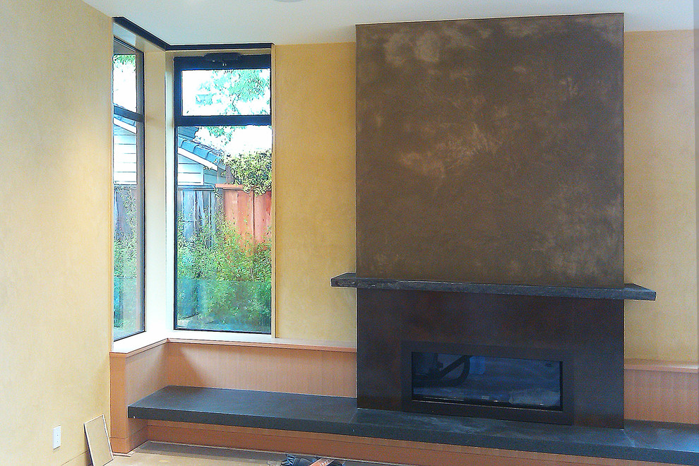 Wohl fireplace - Contemporary - Living Room - San Francisco - by ...