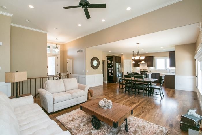 Wood & LVF Flooring Portfolio - Transitional - Living Room - Cedar ...