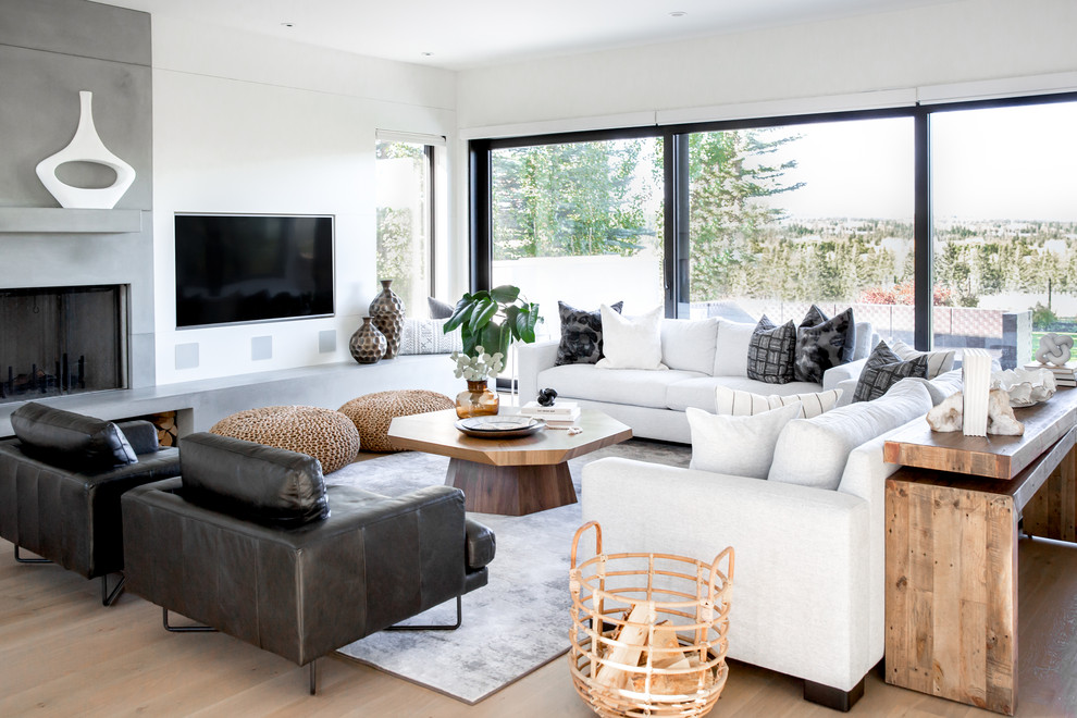Woodacres Residence - Modern - Living Room - Calgary - by User | Houzz