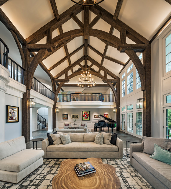 Woodland Gambrel in Greenwich,CT - Classique Chic - Salon - New York ...