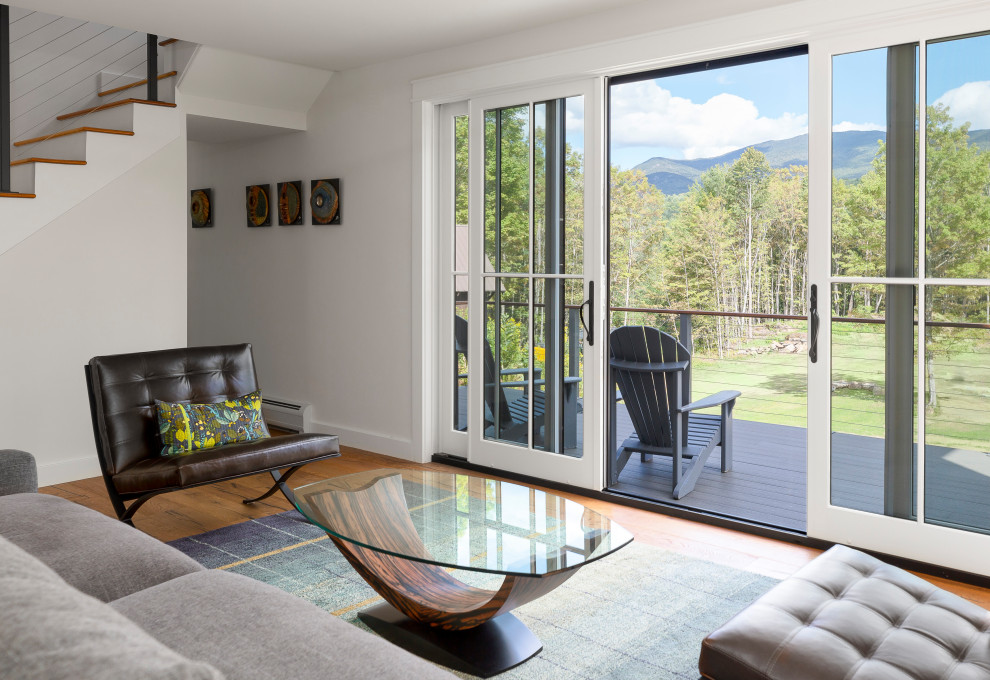 Worcester Range Renovation - Rustic - Living Room - Burlington - by ...