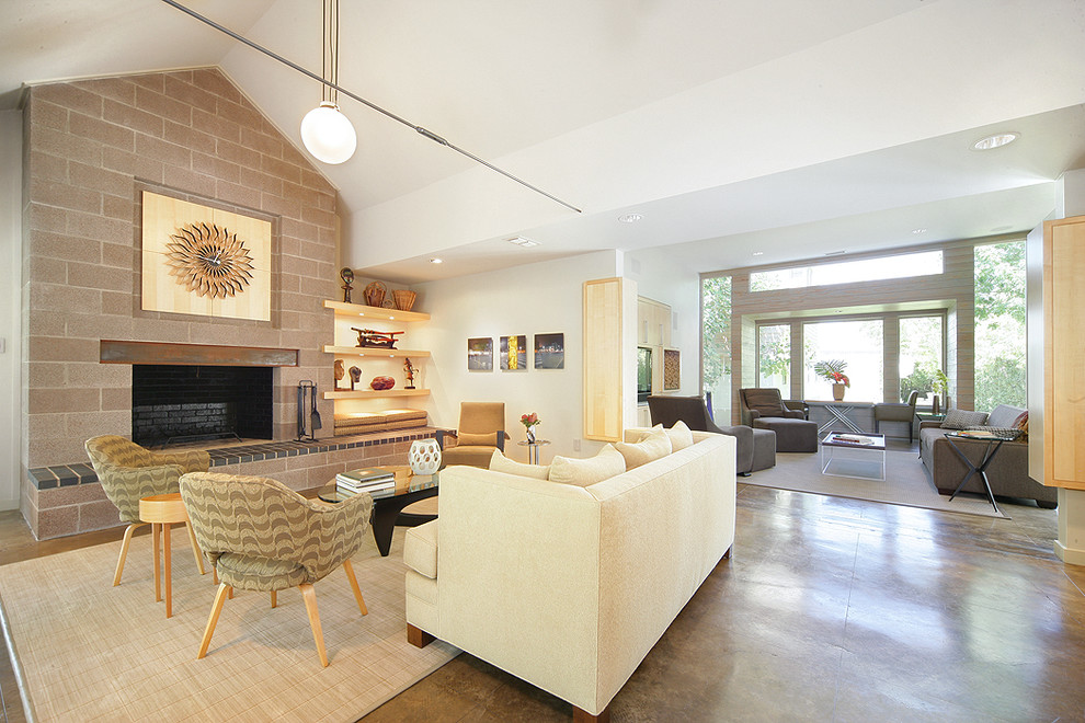 XY House - Contemporary - Living Room - Dallas - by Domiteaux Garza ...