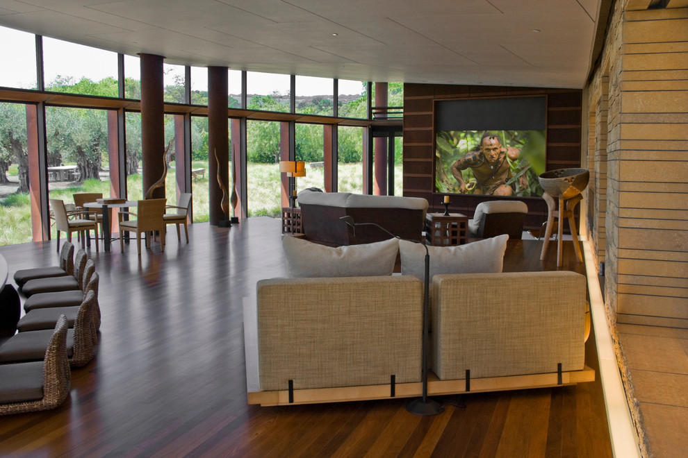 Zen Spa and Observatory - Modern - Living Room - Los Angeles - by DSI Luxury Technology | Houzz