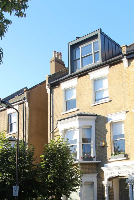 Zinc Clad Dormer Window - Contemporary - Living Room - London - by Neil ...