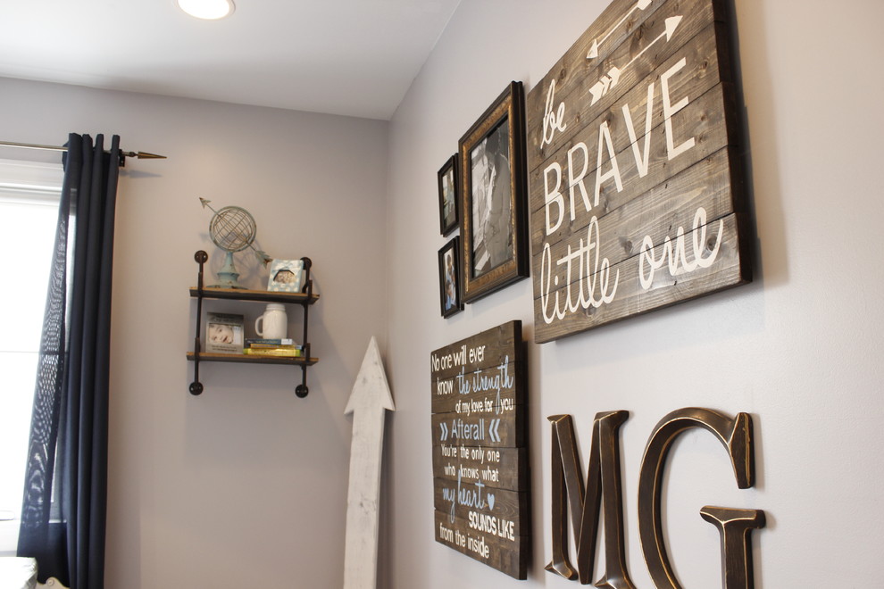 Maddox's Nursery - Modern - Nursery - Chicago - by Aniah's Window | Houzz