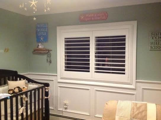 White Shutters on a Nursery Window - Modern - Nursery - New York - by ...