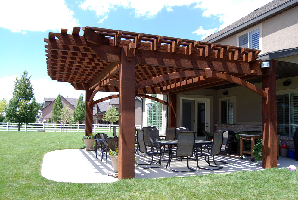 10 Five-Star Arbors Pergolas Gazebos: Full Wrap Roof - Contemporary ...