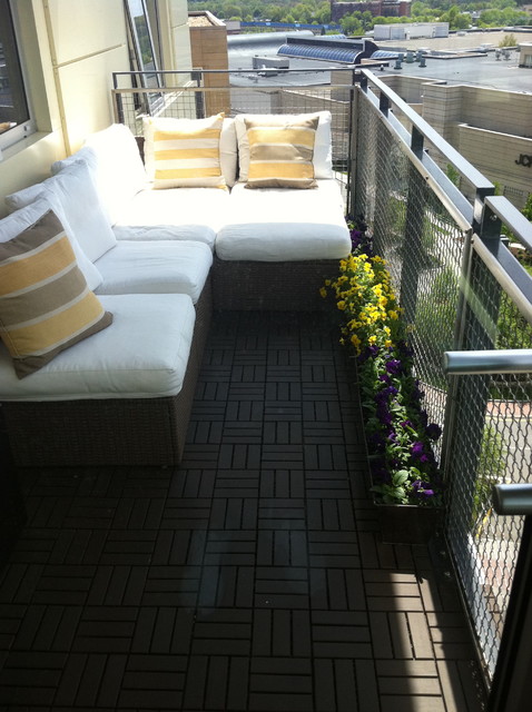 11th Floor Balcony - Contemporáneo - Patio - Boston | Houzz