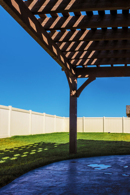 12' x 24' 11" Attached Timber Frame DIY Pergola Kit for Backyard Patio ...