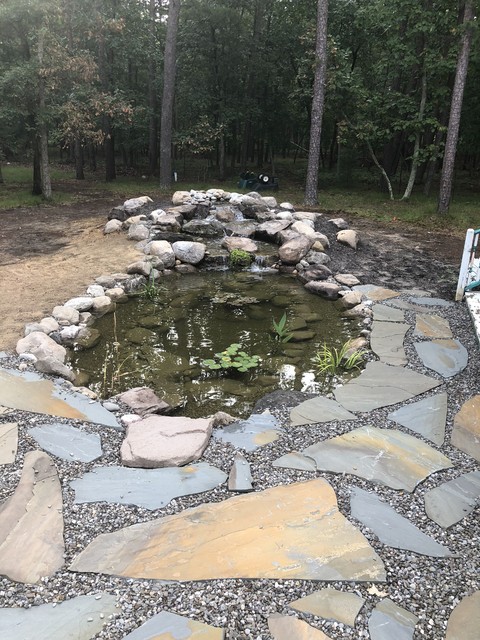 Natural Stone Patio Designs With A Pond How To Build A Beautiful Stone