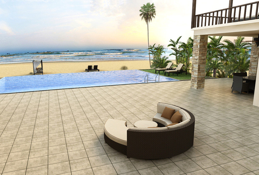 4 Piece Hampton Radius Sectional Set by Forever Patio - Contemporary ...