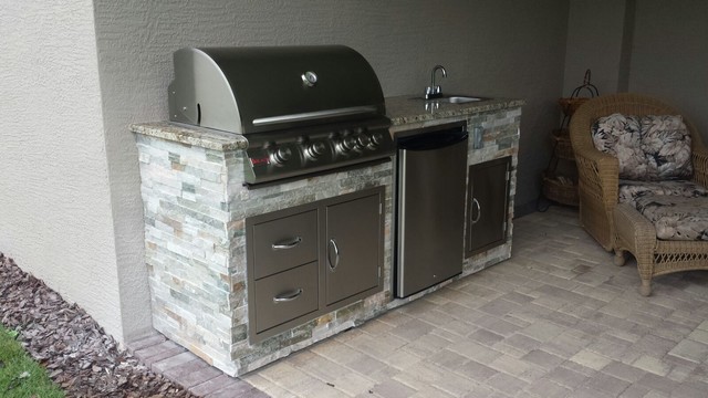 7ft Compact Grill Unit - Traditional - Patio - Jacksonville - by ...