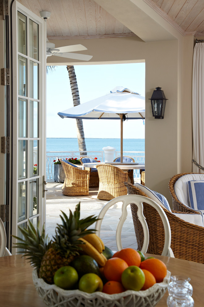 A CLASSICAL HOME AT OCEAN REEF CLUB - Beach Style - Patio - Miami - by ...