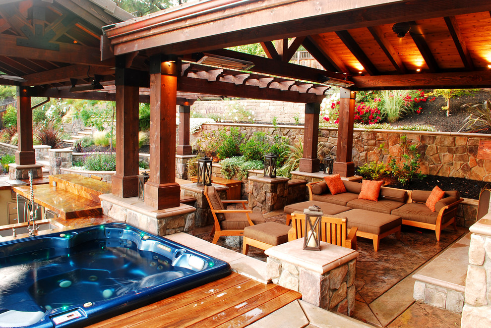 A Lavish Outdoor Living Space - Lafayette, CA - Traditional - Patio ...