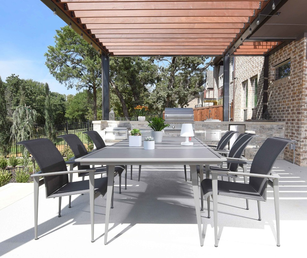 A New Build Gets a Modern Makeover - Modern - Patio - Dallas - by ...