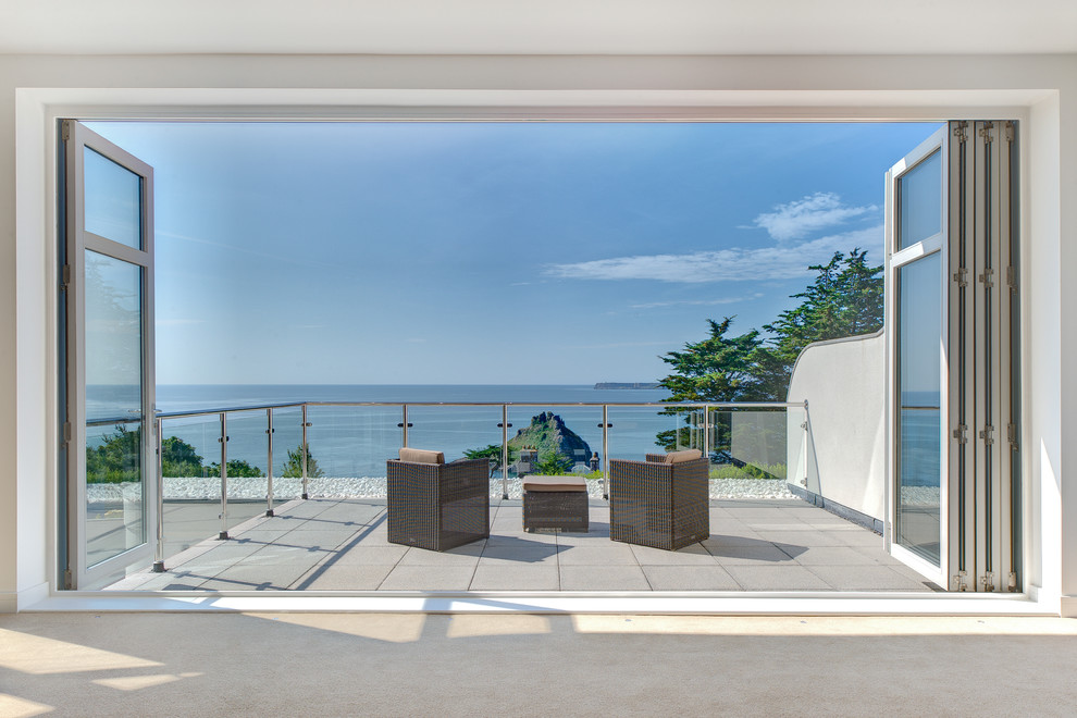 A place to sit in the sun - Contemporary - Patio - Devon - by Colin ...