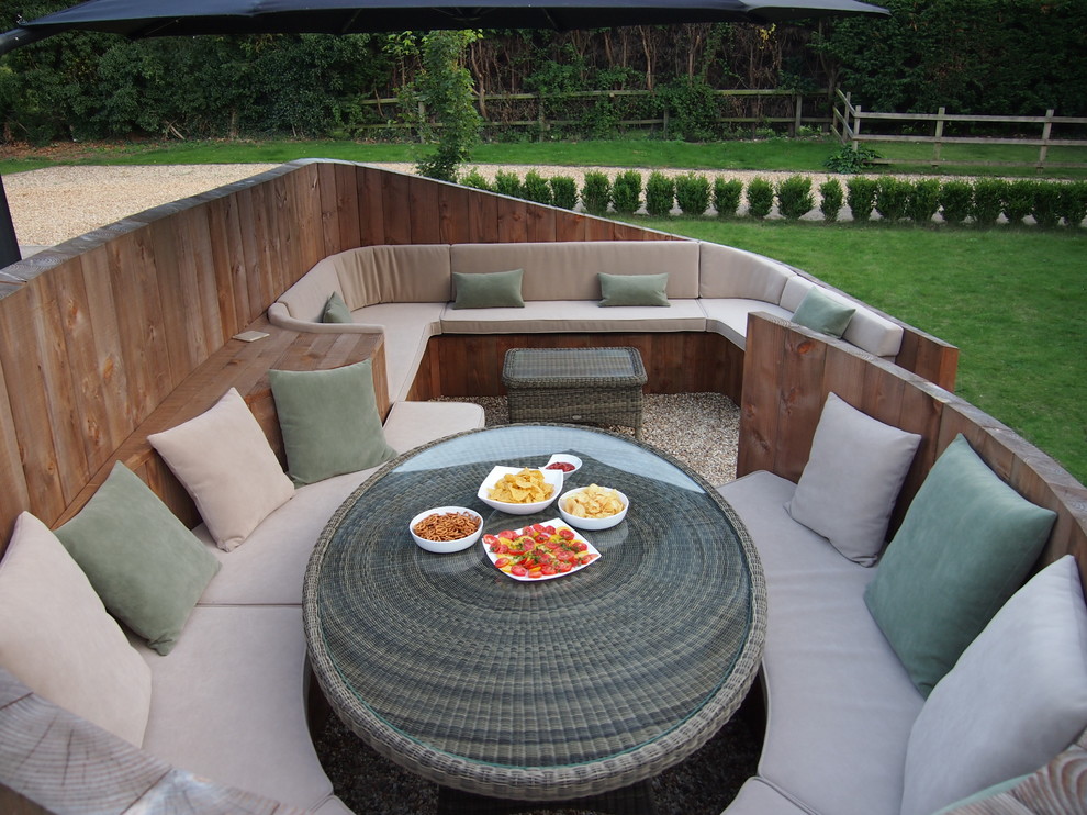 A private space in a communal place - Contemporary - Patio ...