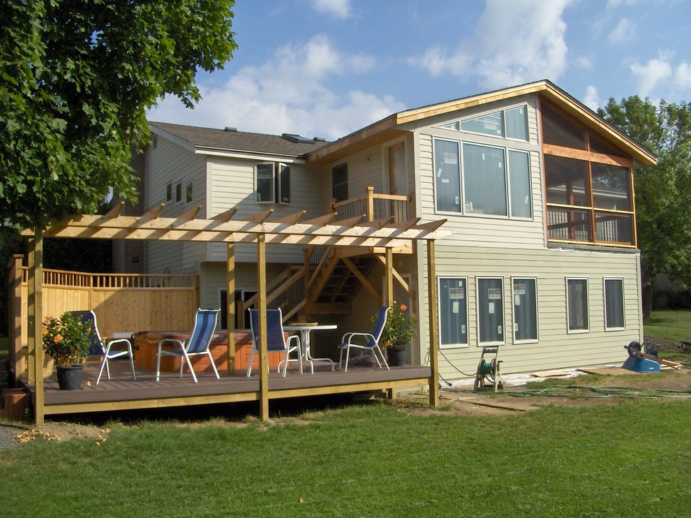 Addition, Patio, Pergola - Craftsman - Terrasse et Patio - Minneapolis ...