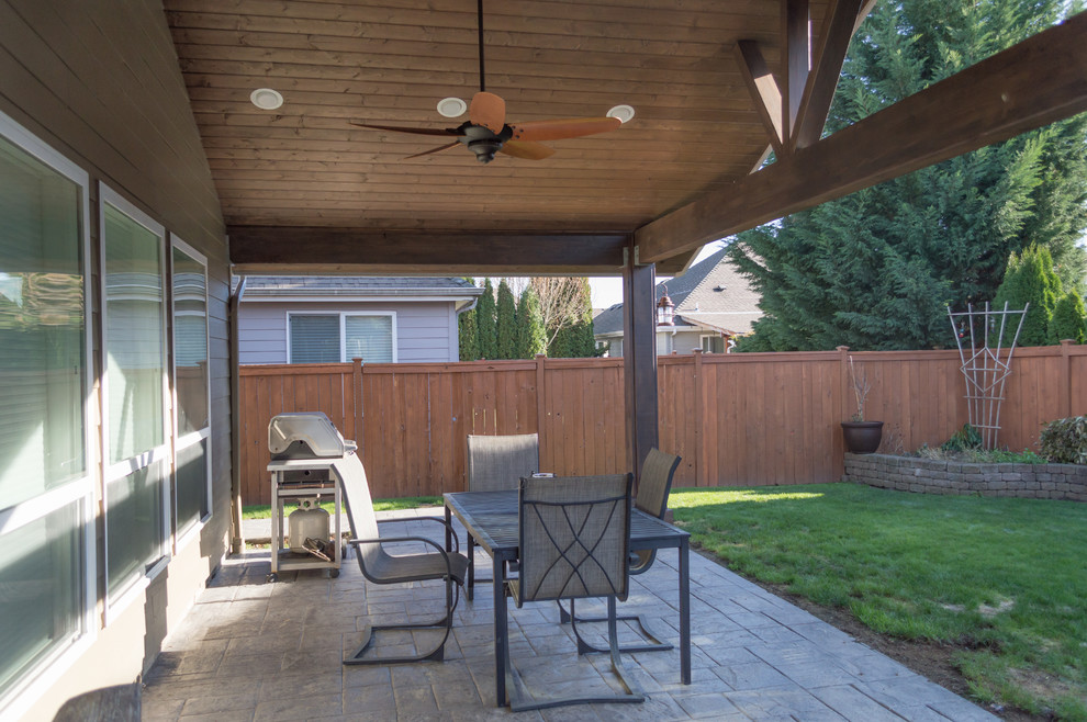 Albany Gable Patio Cover with small Hipped cover - Traditional - Patio ...