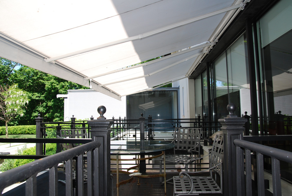 Alutex Cape Cod Retractable Awnings Installed Over Patio - Patio - New ...