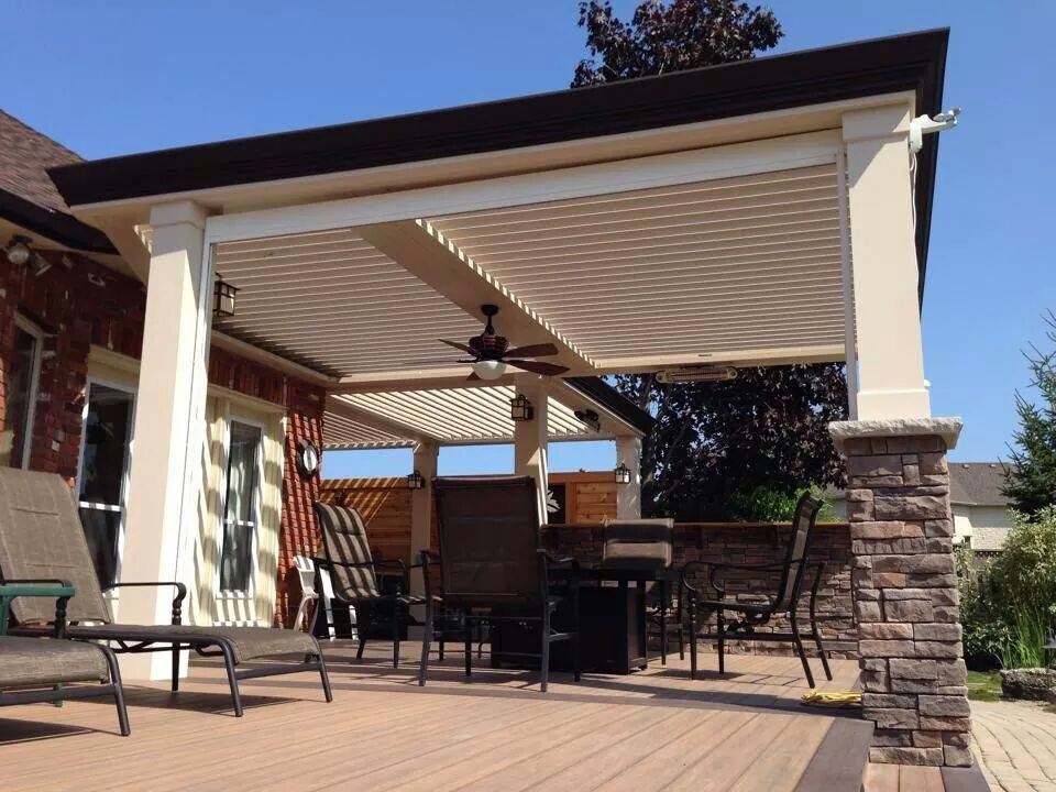 Arcadia Louvered Roof: variety of installation types - Contemporary ...
