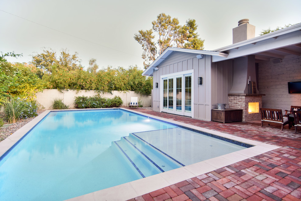 Arcadia Traditional Ranch Home - Transitional - Pool - Phoenix - by ...