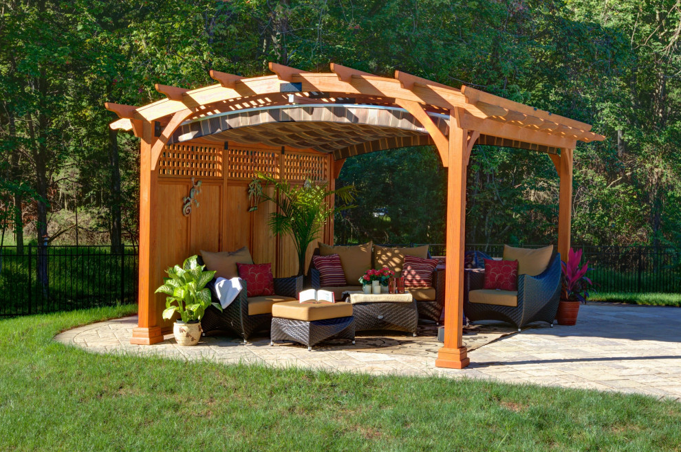 Arched Pergolas - Patio - Providence - by Lakeside Trading | Houzz